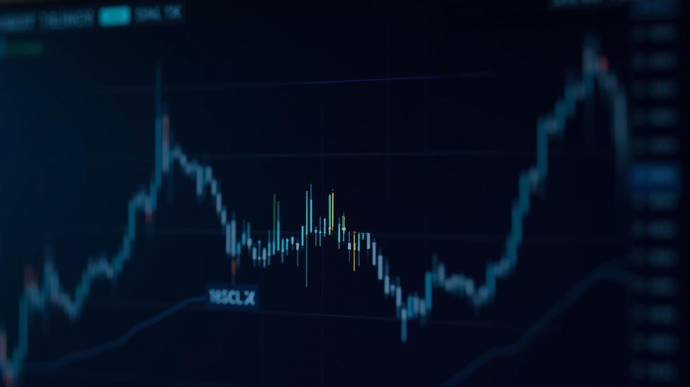 Alpha Teknova's 15min chart shows Bollinger Bands narrowing, KDJ death ...