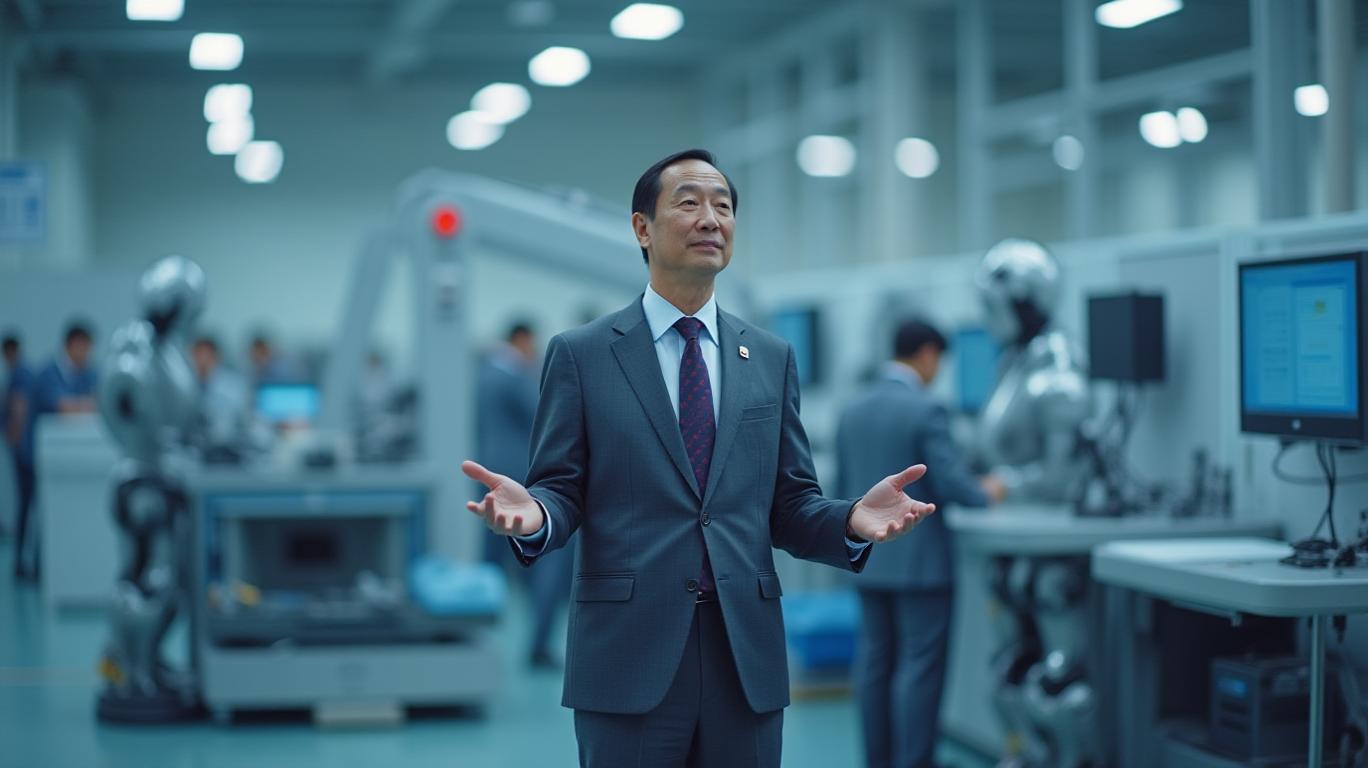 Foxconn Chairman: We have established a comprehensive robots ...