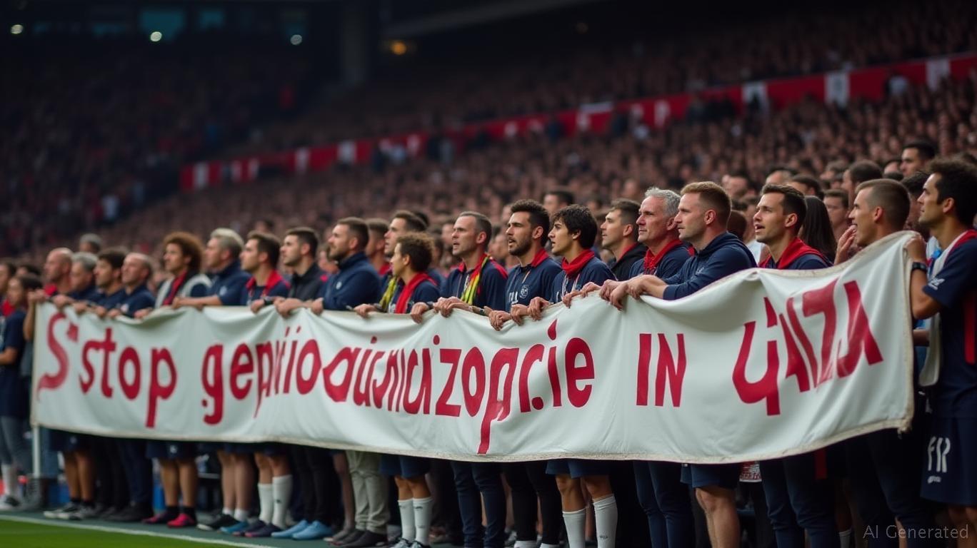 PSG Fans Display 'Stop Genocide in Gaza' Banner During Champions League ...