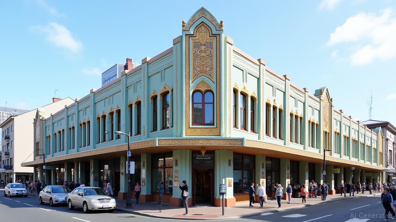 ASB Bank Building in Napier Receives Art Deco Facelift