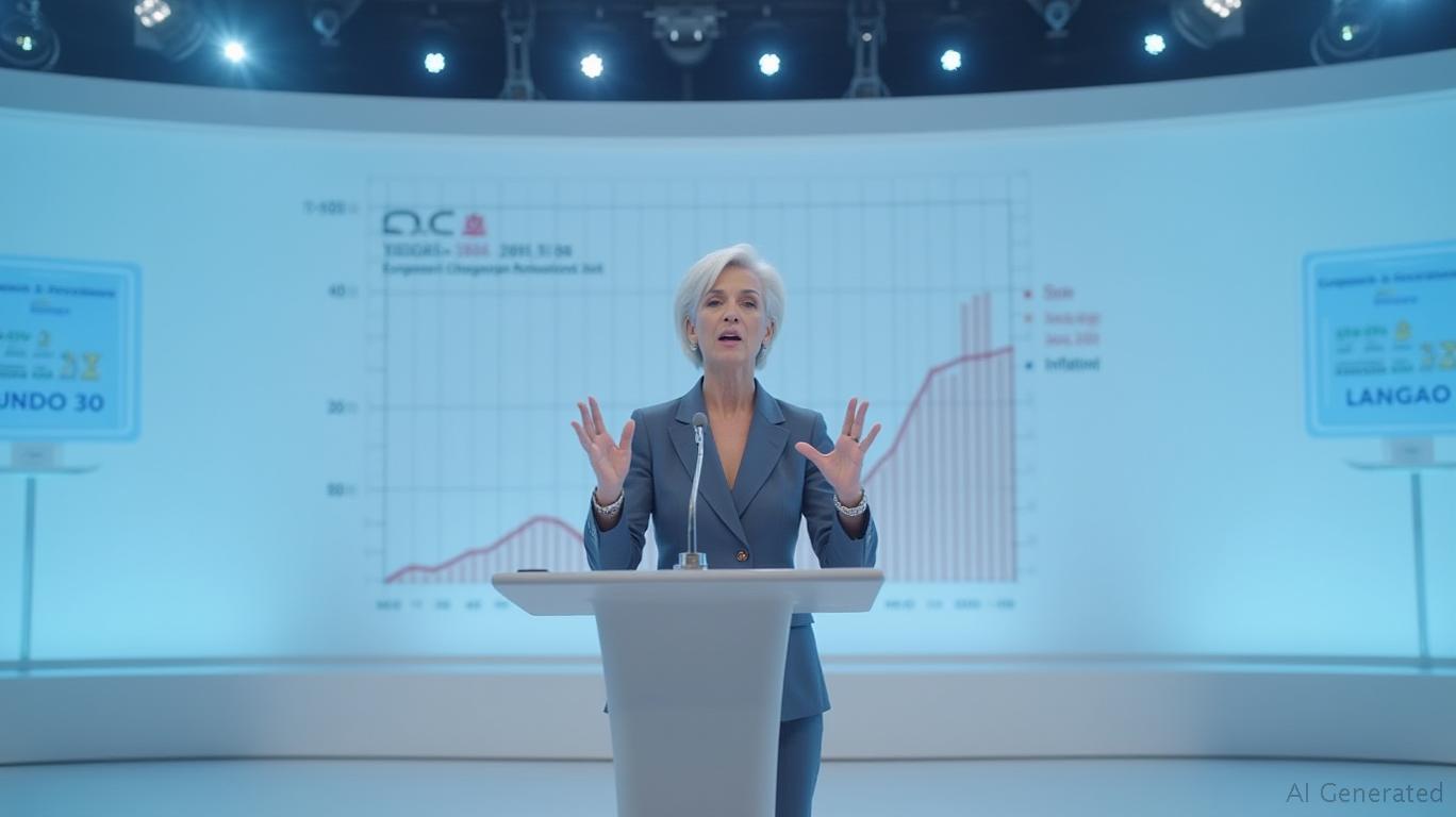 ECB's President Lagarde: Everything points to inflation settling at 2%.