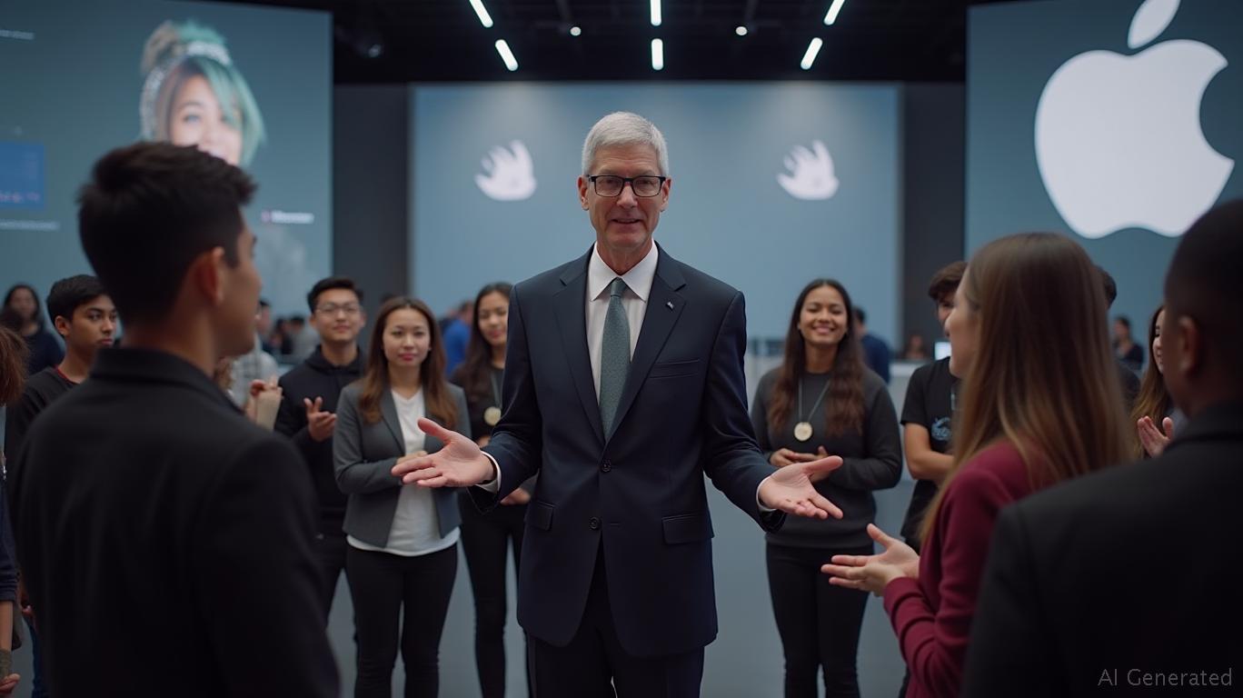 WWDC 2022: Tim Cook Surprises Swift Student Challenge Winners with Surprise Visit to Apple Park