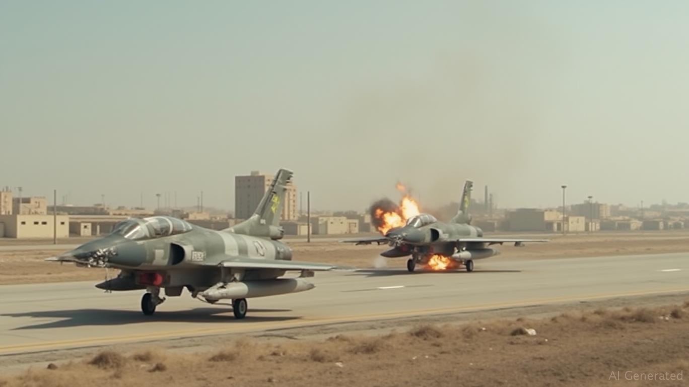 IDF Claims Strike on Two Iranian F-5 Fighter Jets at Dezful Airport.