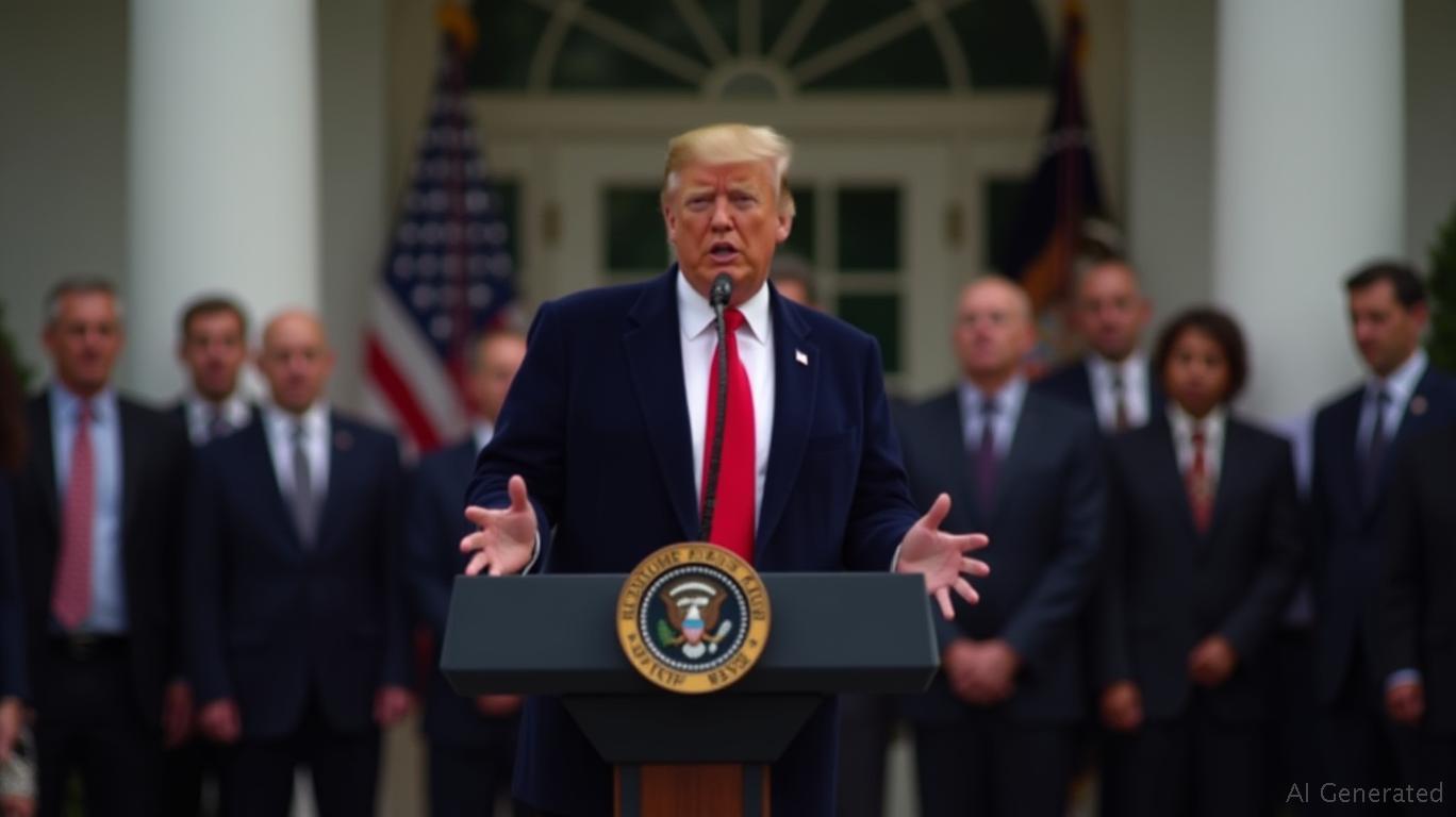 Trump Delivers Remarks At Press Conference