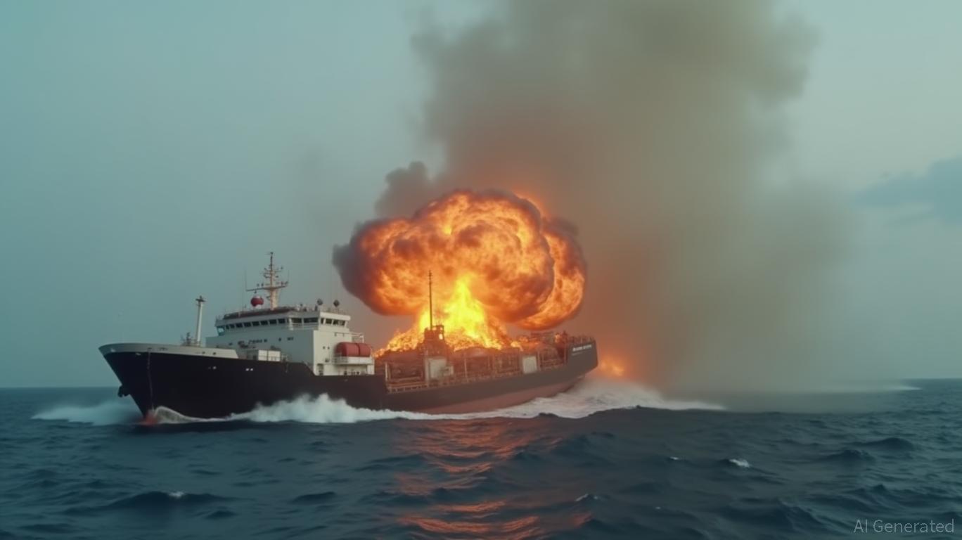 A terror attack in the Red Sea was caught on camera as Houthi militants ...