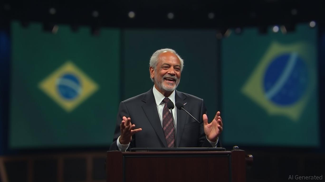 Brazil president Lula speaks in TV address