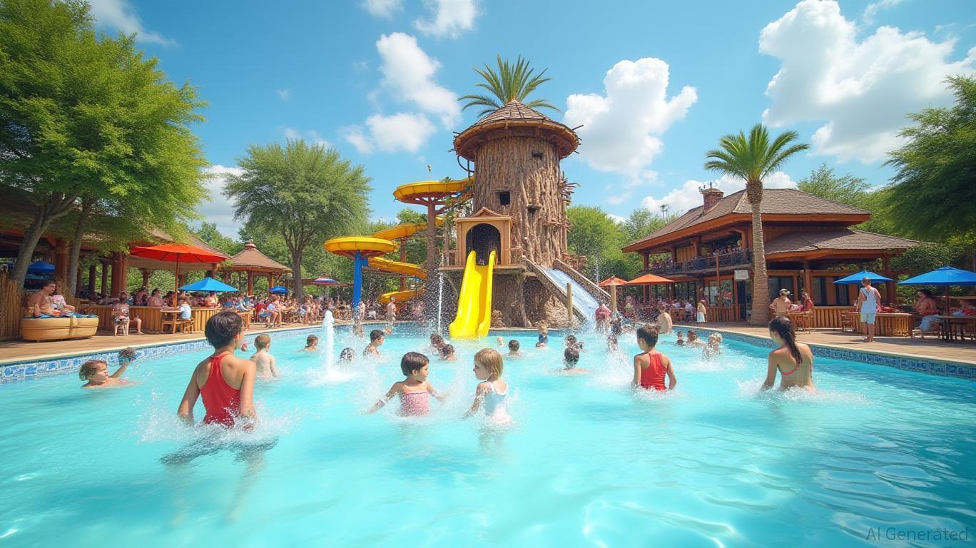 Six Flags Hurricane Harbor Debuts Splash Island Water Playground with ...