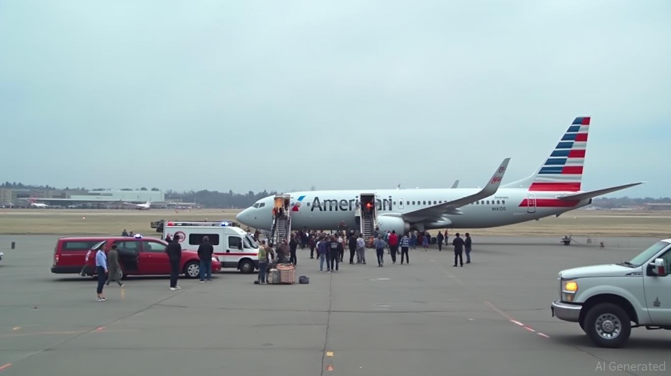 American Airlines Boeing 737 Max 8 experiences tire issue before ...