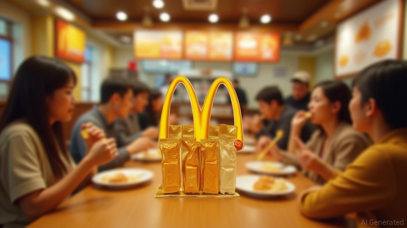 McDonald's to Launch Exclusive Gold Sauce as Part of Seasonal Menu