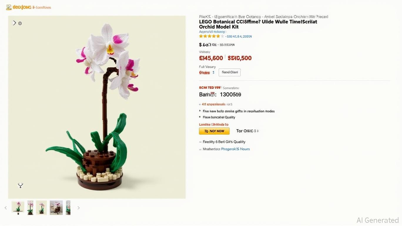 Rare Lego Sale: Walmart Offers $10 Off Botanical Collection Orchid Set ...