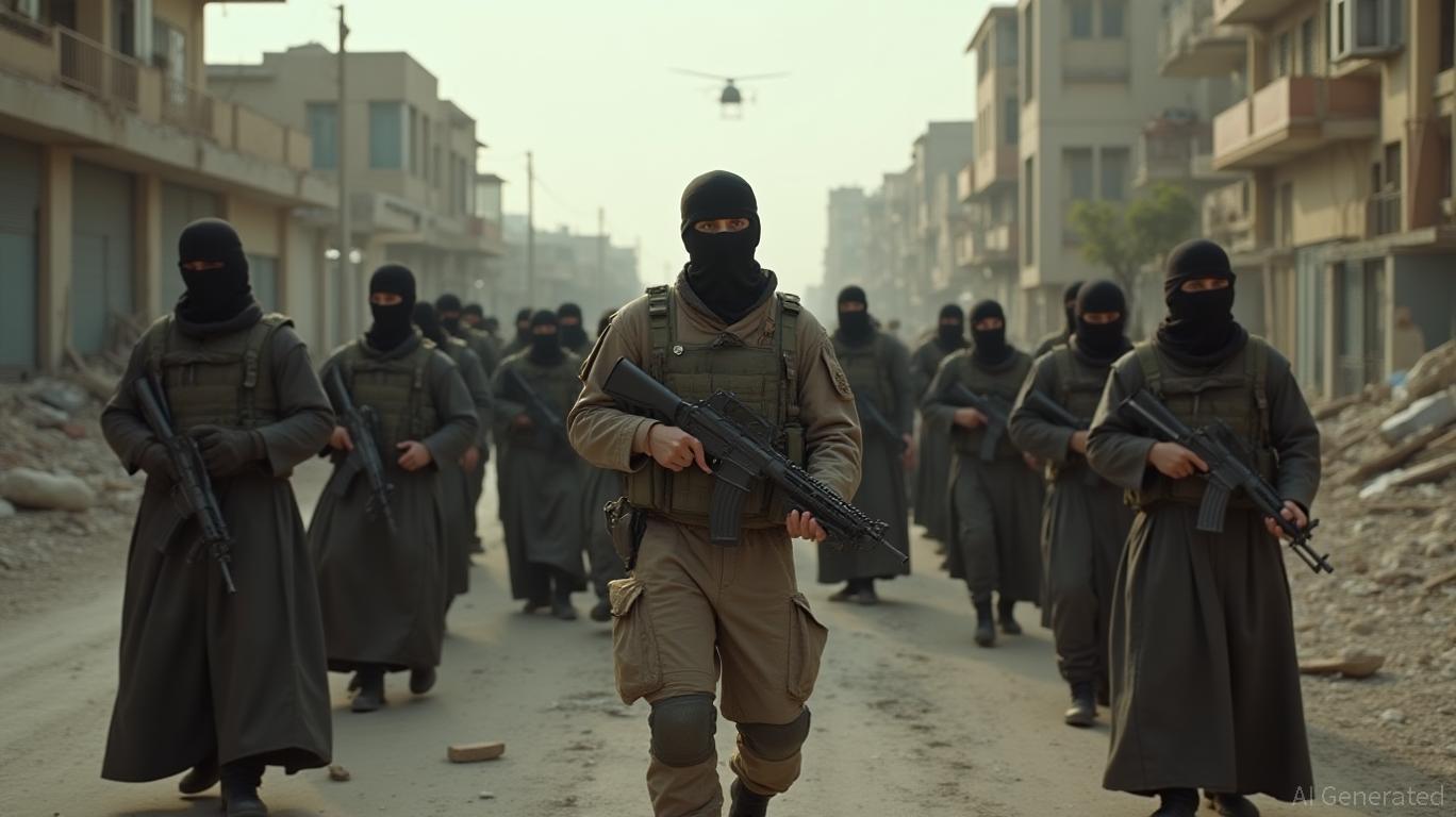 Hamas operatives conducting field executions of Dughmush clan members ...