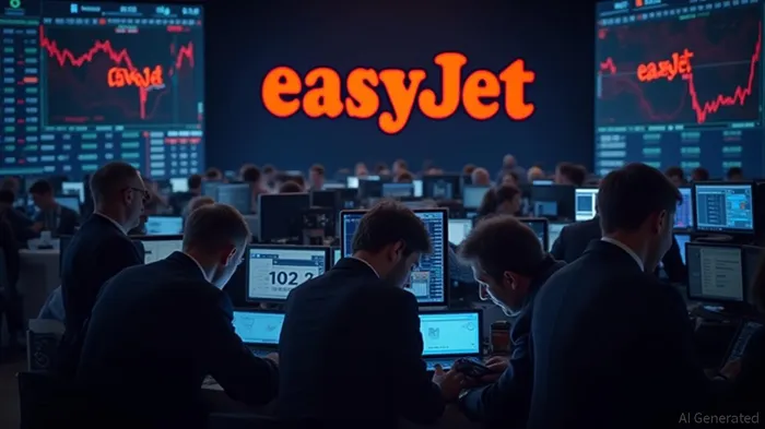 EasyJet shares fall, last down 6.7%