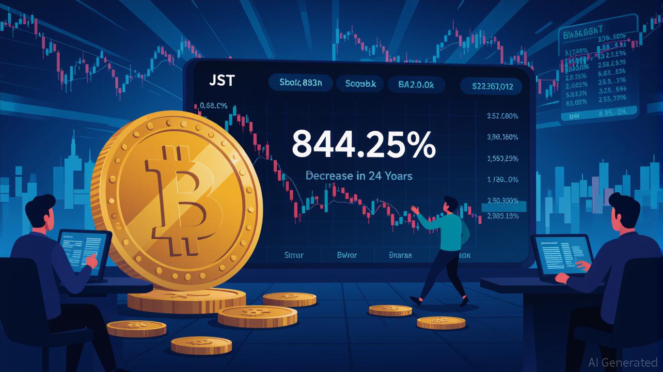 JST Dropped 844.25% in 24 Hours Amid Regulatory and Market Pressures