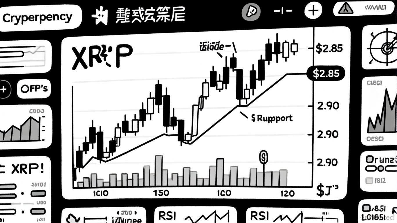 XRP's Critical $2.85 Support and the Impending Wedge Breakout