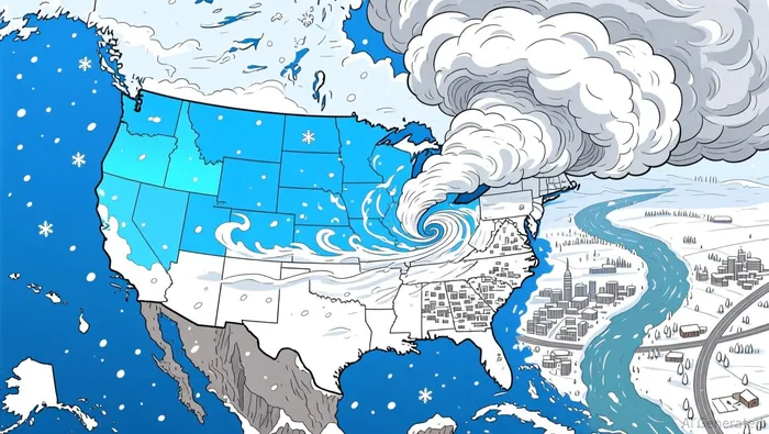 RAIN: Winter Storm Disrupts Travel, Power, and Daily Life Across 35 U.S ...