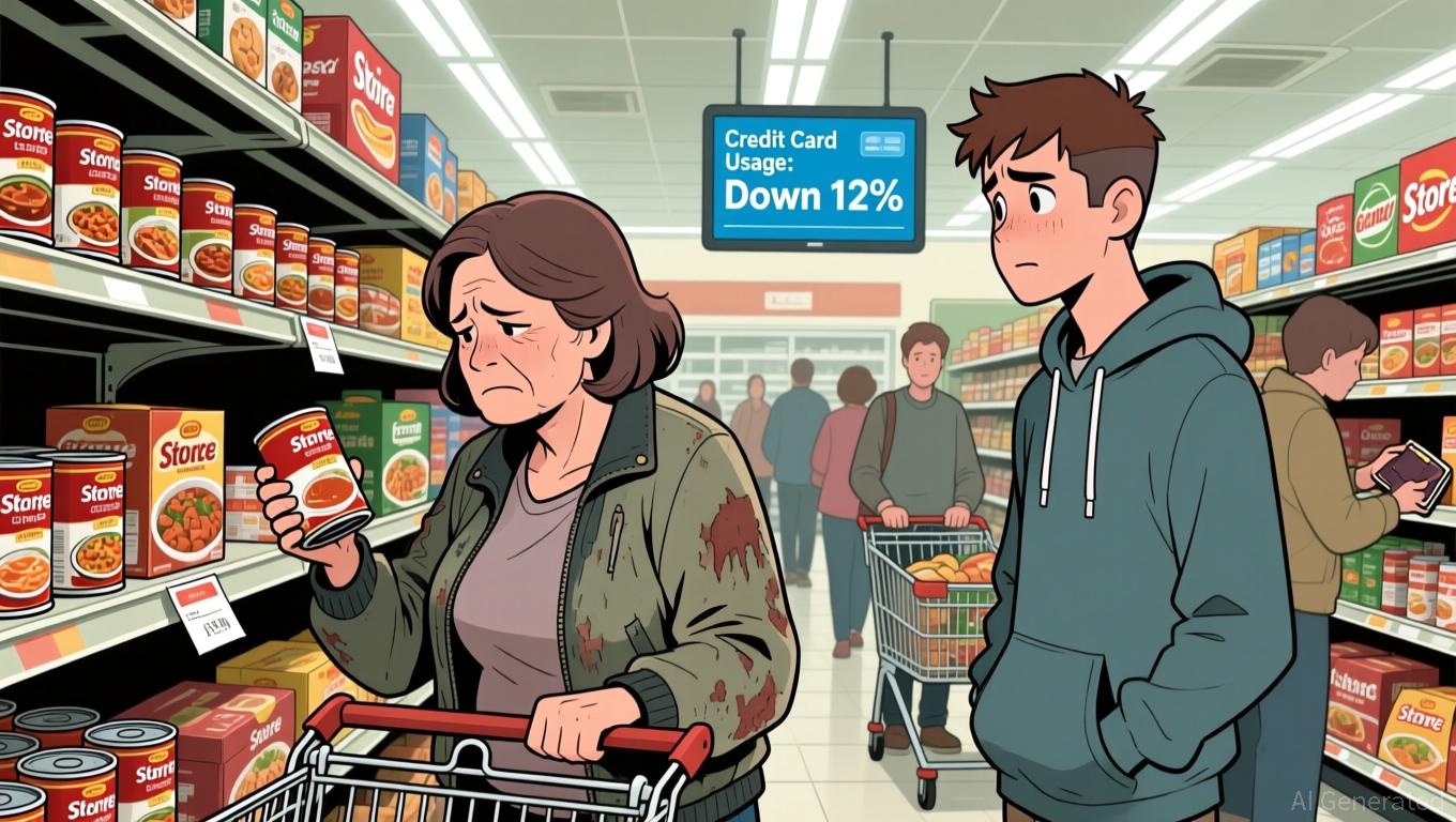 Food Stocks Gain as Consumer Finance Falters Amid Signs of Downturn