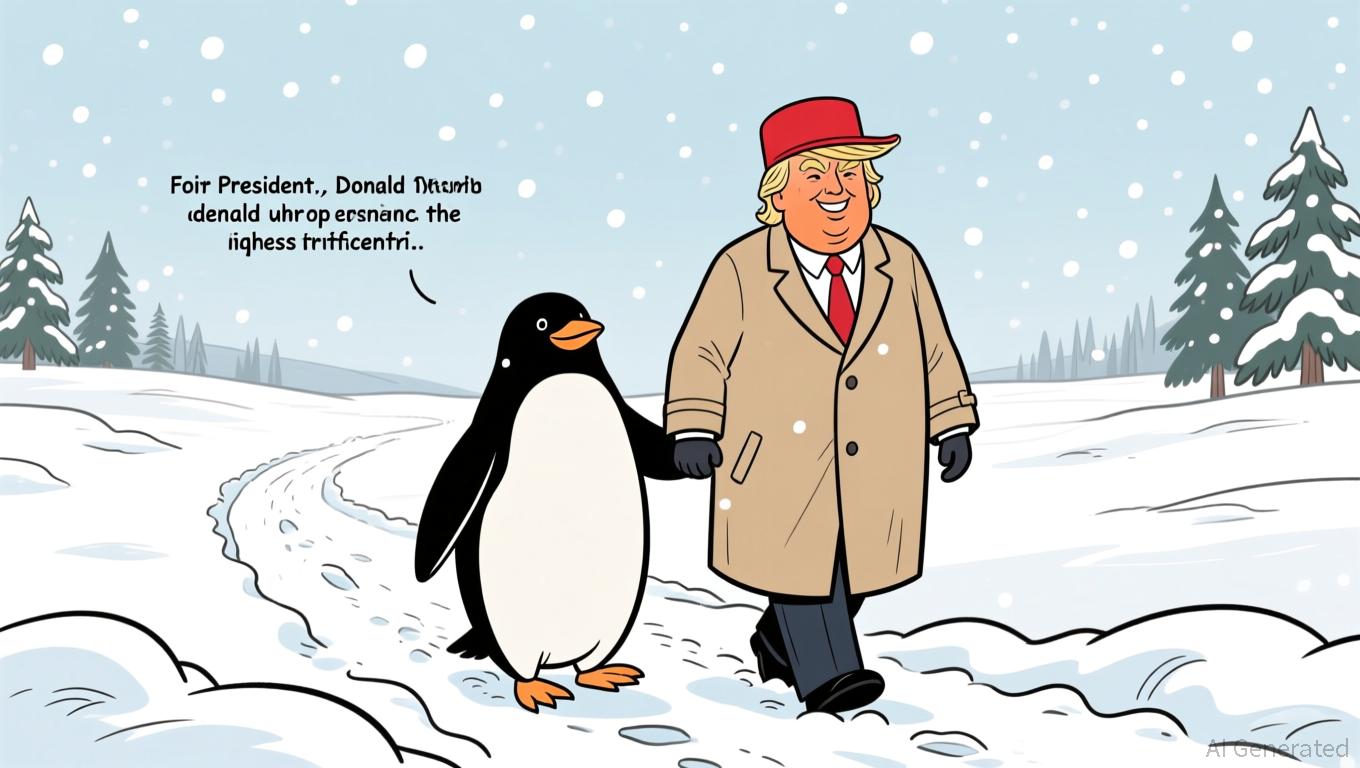 PENGUIN Memecoin Surges 564% Following Viral White House Post