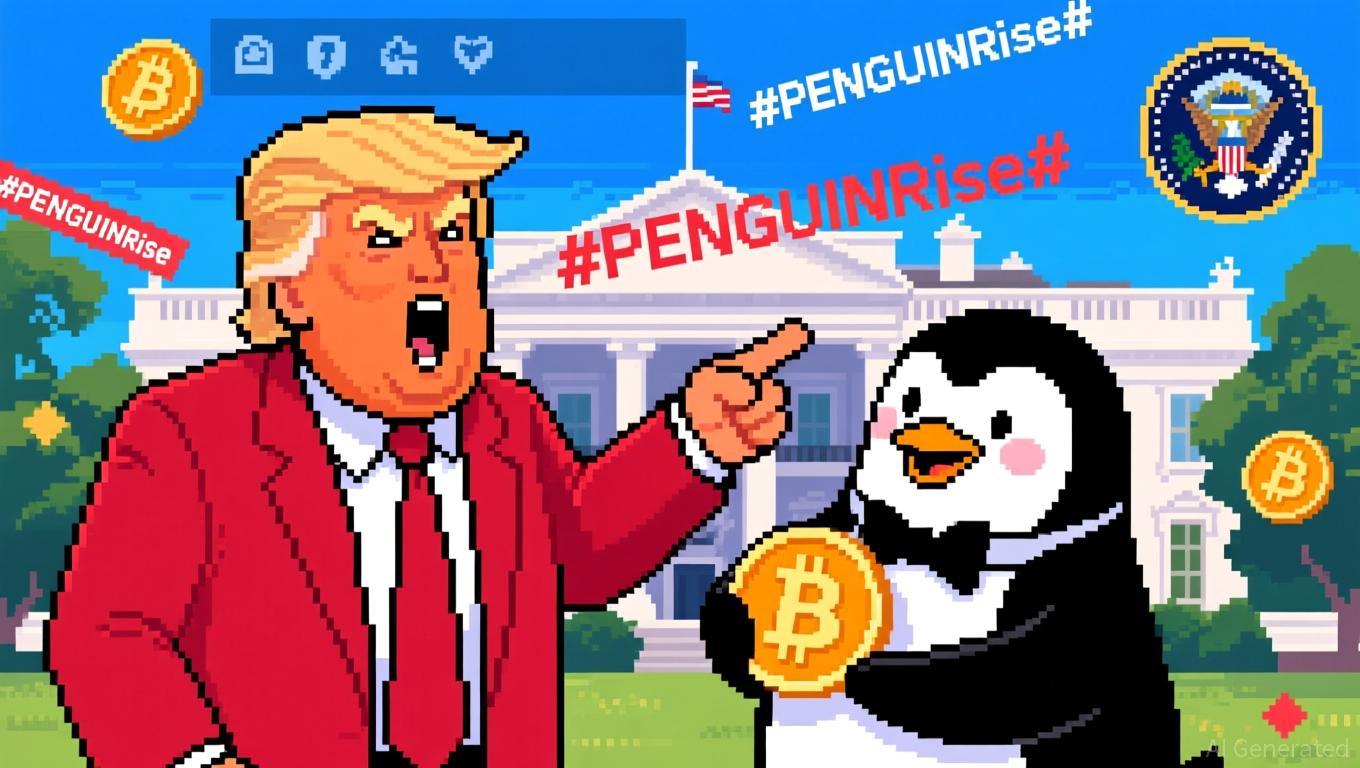 PENGUIN Memecoin Surges 564% Following Viral White House Post
