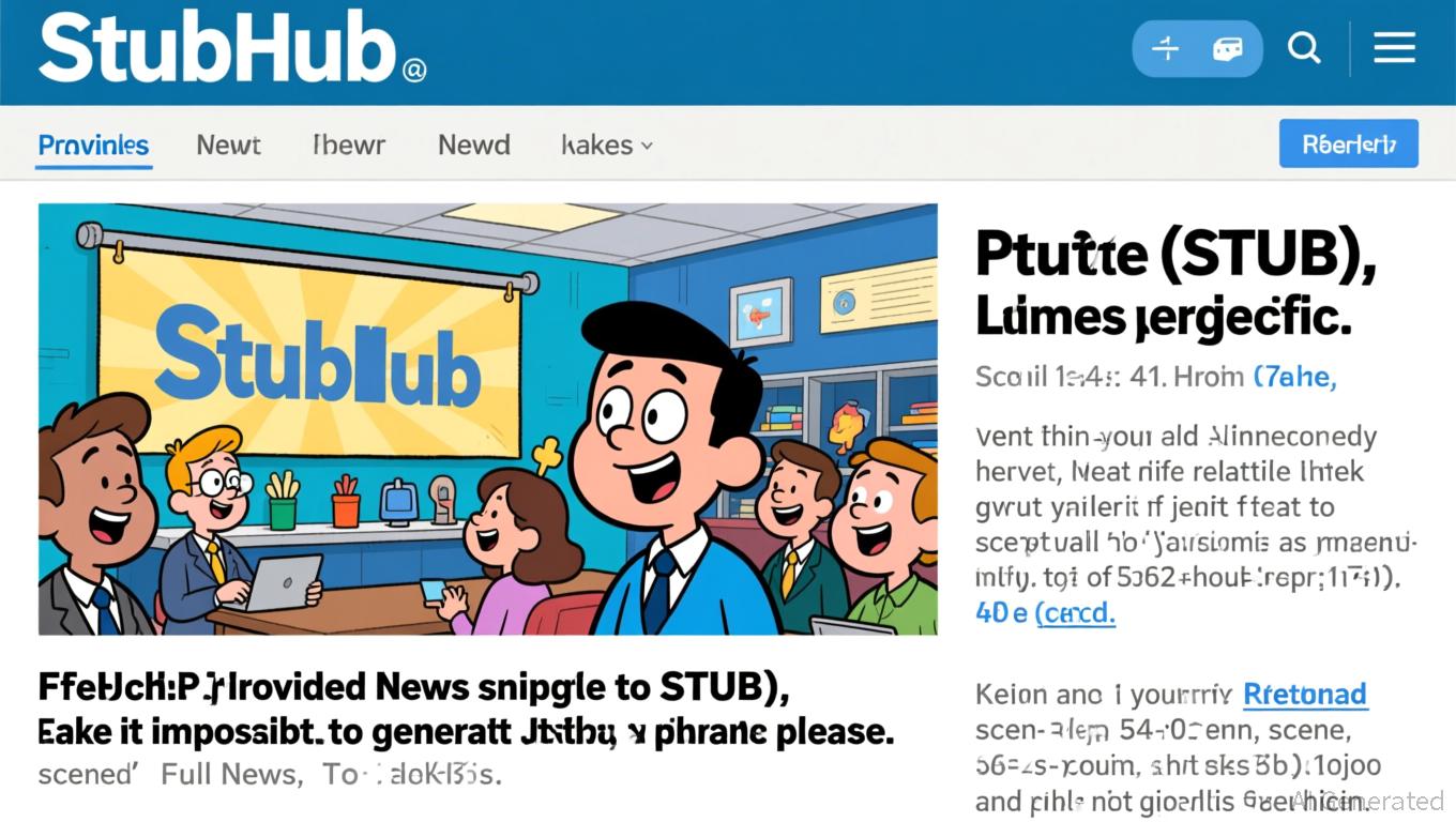 StubHub Surges 14.5% on Intraday Rally: What's Fueling the Momentum?