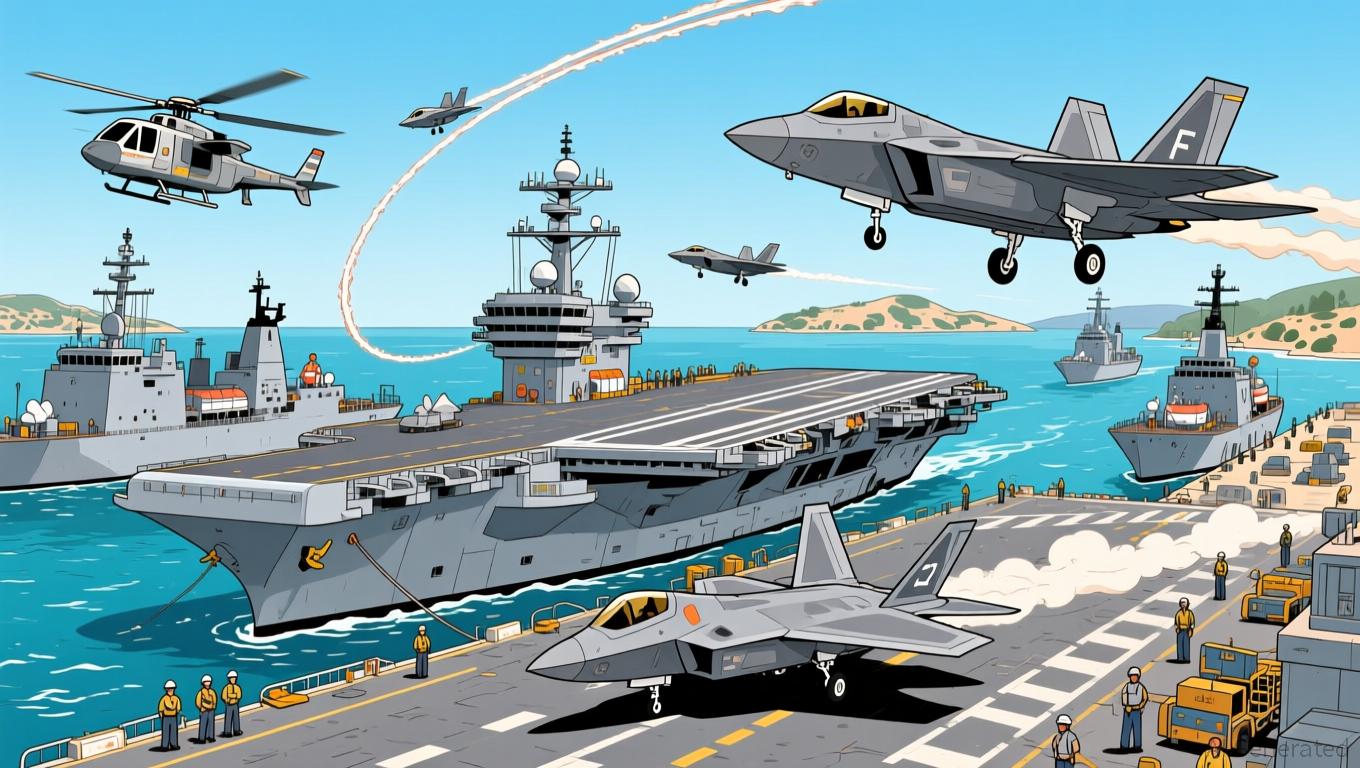 USS Gerald R. Ford Arrives at Souda Bay, Crete, Greece Amid Heightened ...