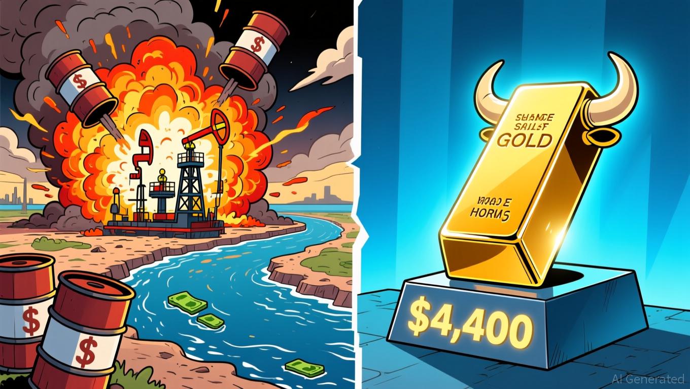 Gold Drops as U.S. Strikes Hit Iran-Why $4,400 Is the First Repricing