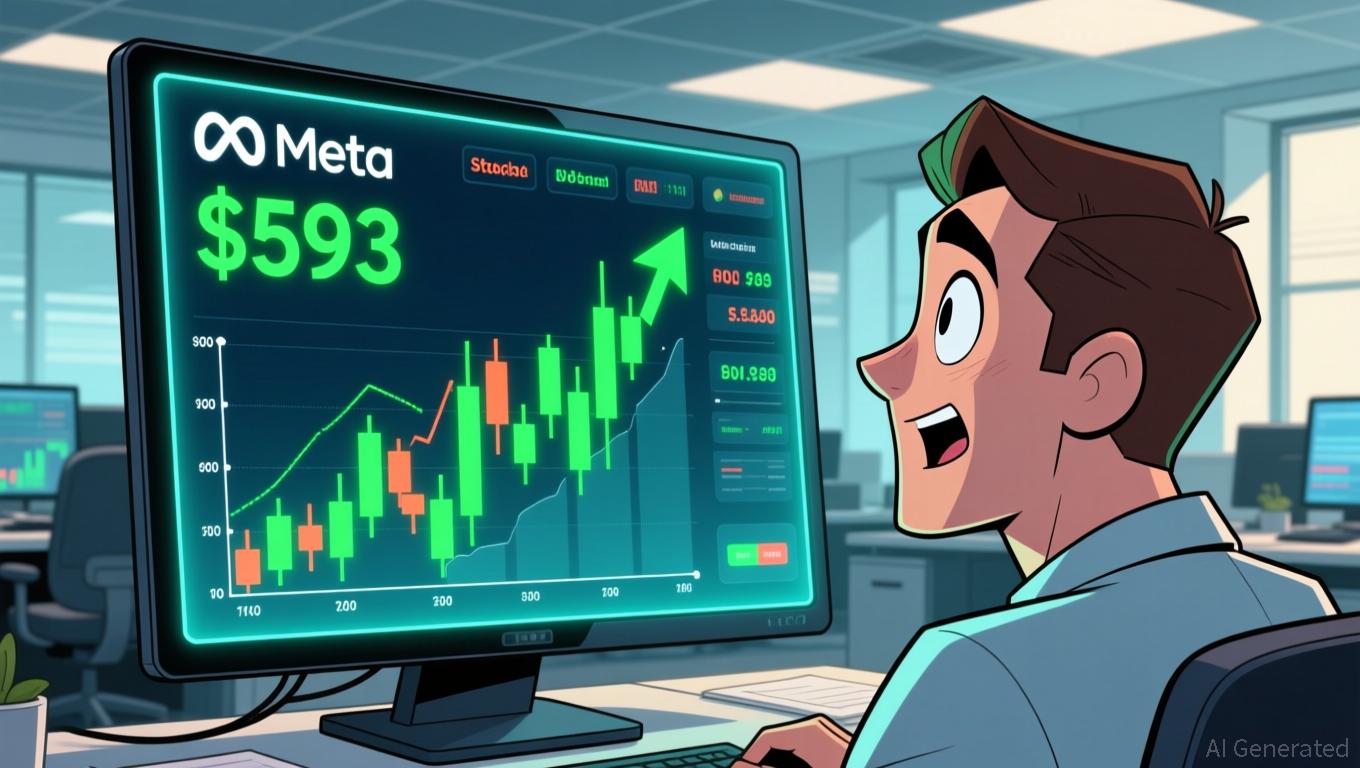 Meta Rises 4.67% to $593.48 on Bullish Reversal and Rising Volume