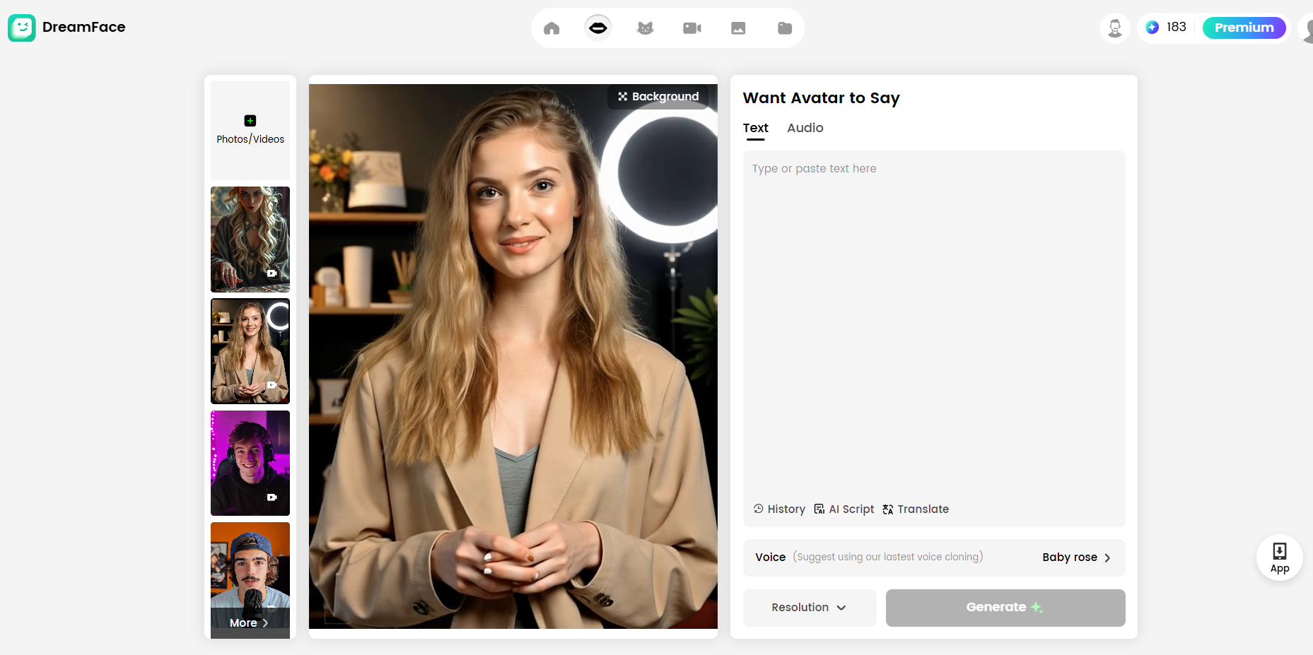 Dreamface: The Best AI Avatar Video Generator for Creators