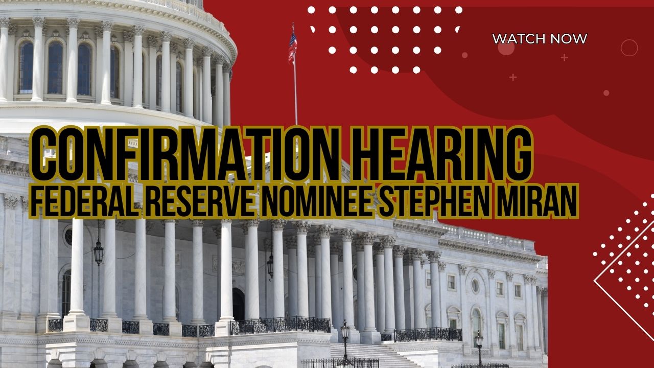 📺 Live: Federal Reserve Confirmation