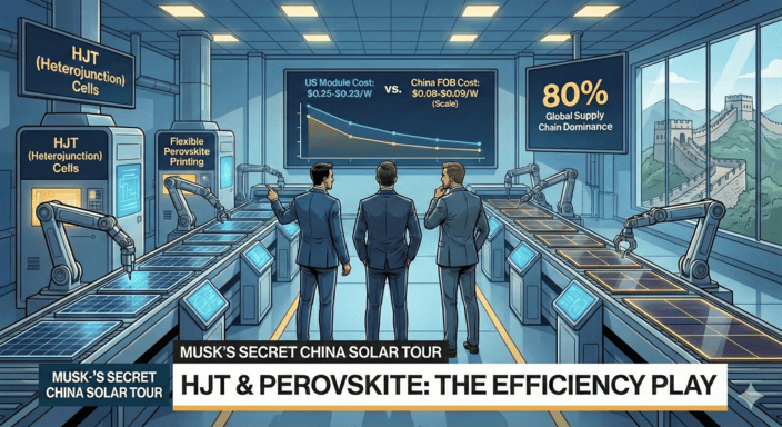 Musk Team Secretly Visits China Solar: Which HJT & Perovskite companies ...