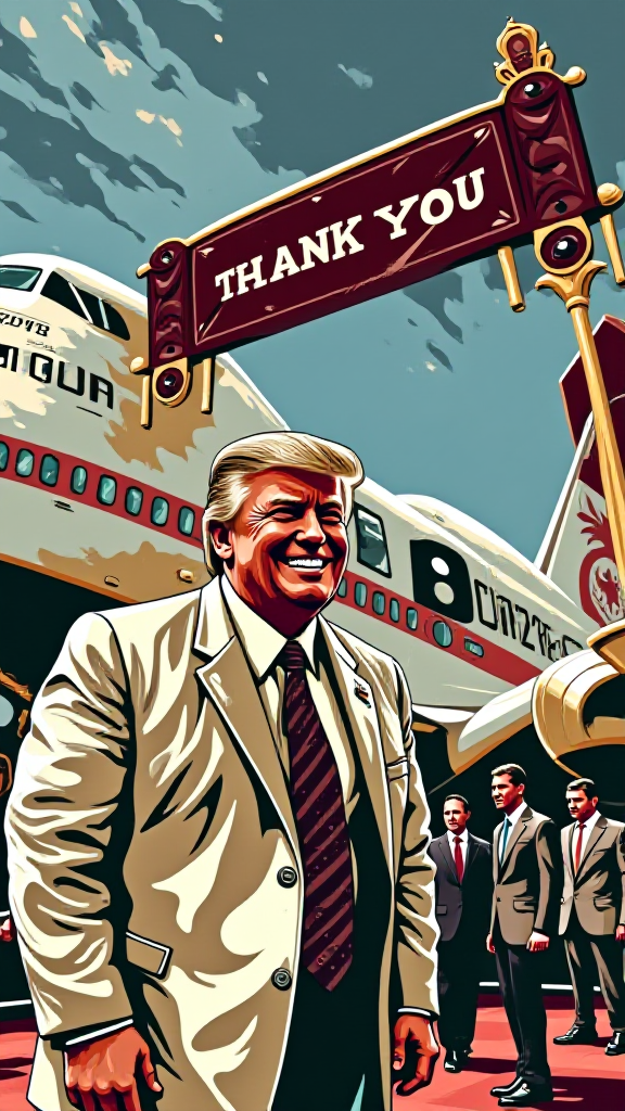 Video: Trump to Accept $400M Luxury Jet from Qatar: Legality in Question