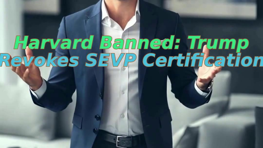 Video: Harvard Banned: Trump Revokes SEVP Certification