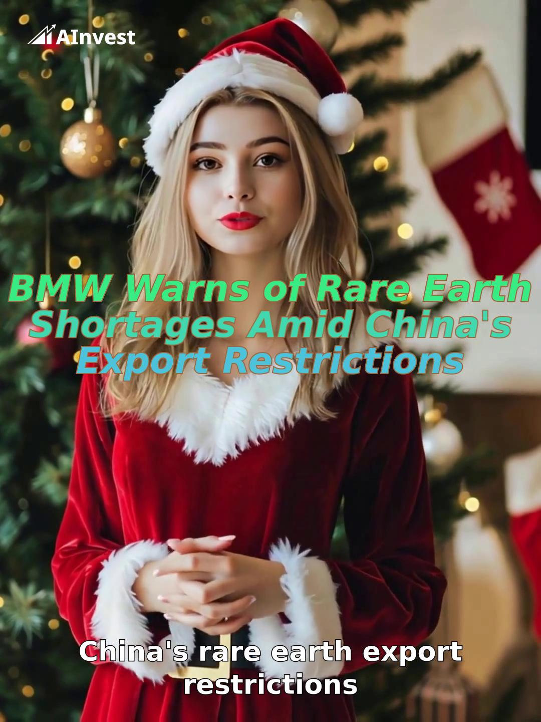 Video: BMW Warns of Rare Earth Shortages Amid China's Export Restrictions